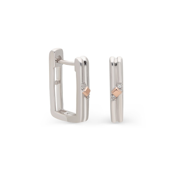 Silver Diamonds Auskari W79482440 | GIVEN