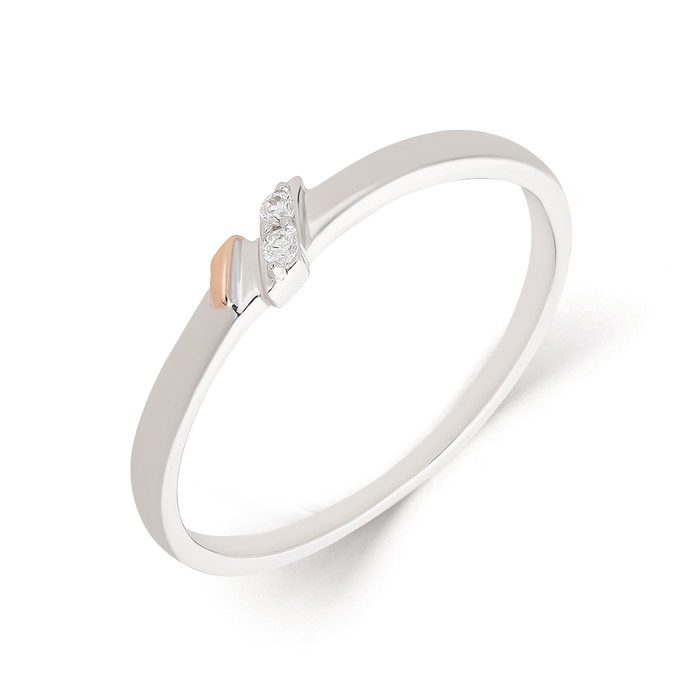 Silver Diamonds Gredzens W79491978 | GIVEN